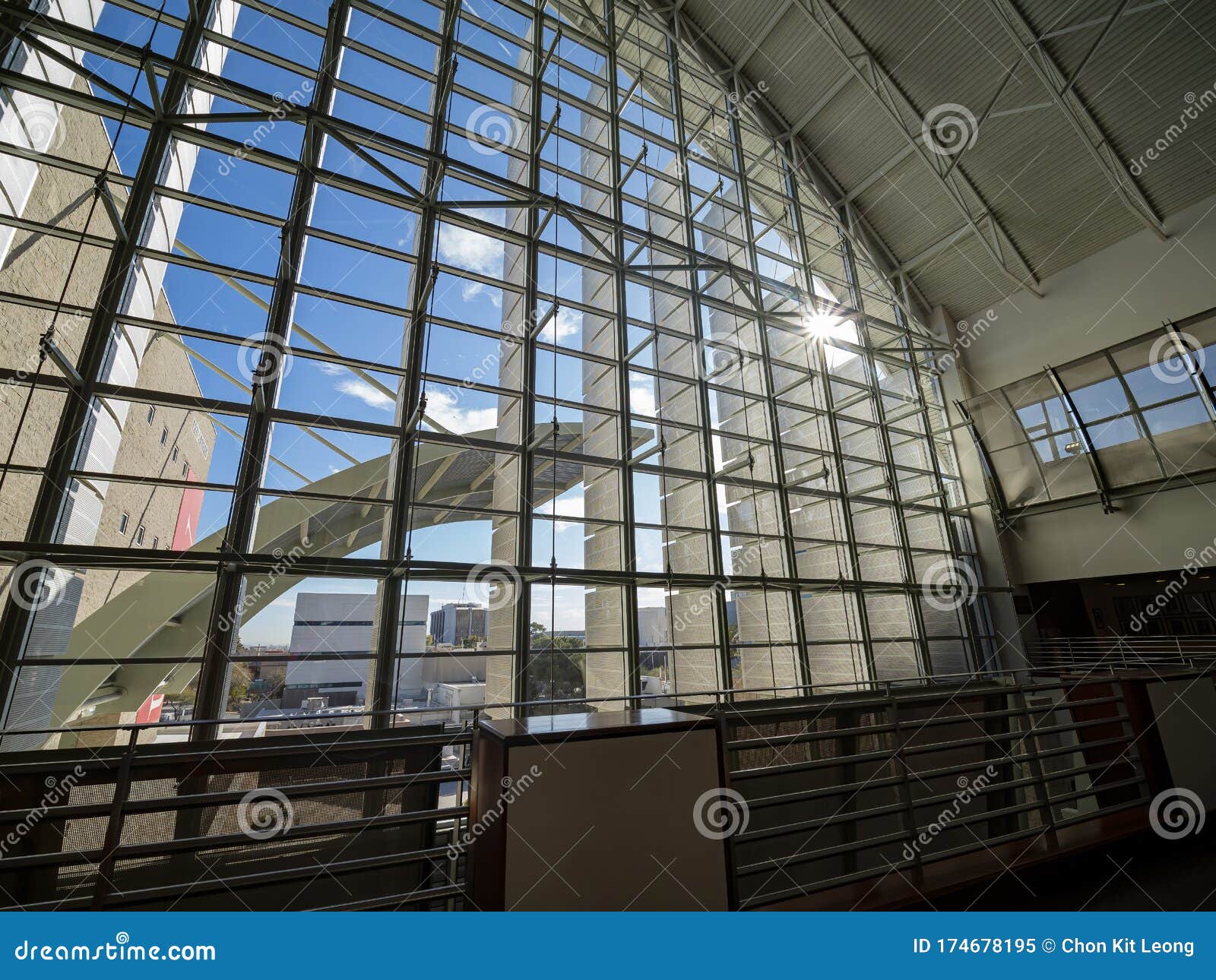 Interior View of the UNLV Lied Library Editorial Image - Image of unlv ...