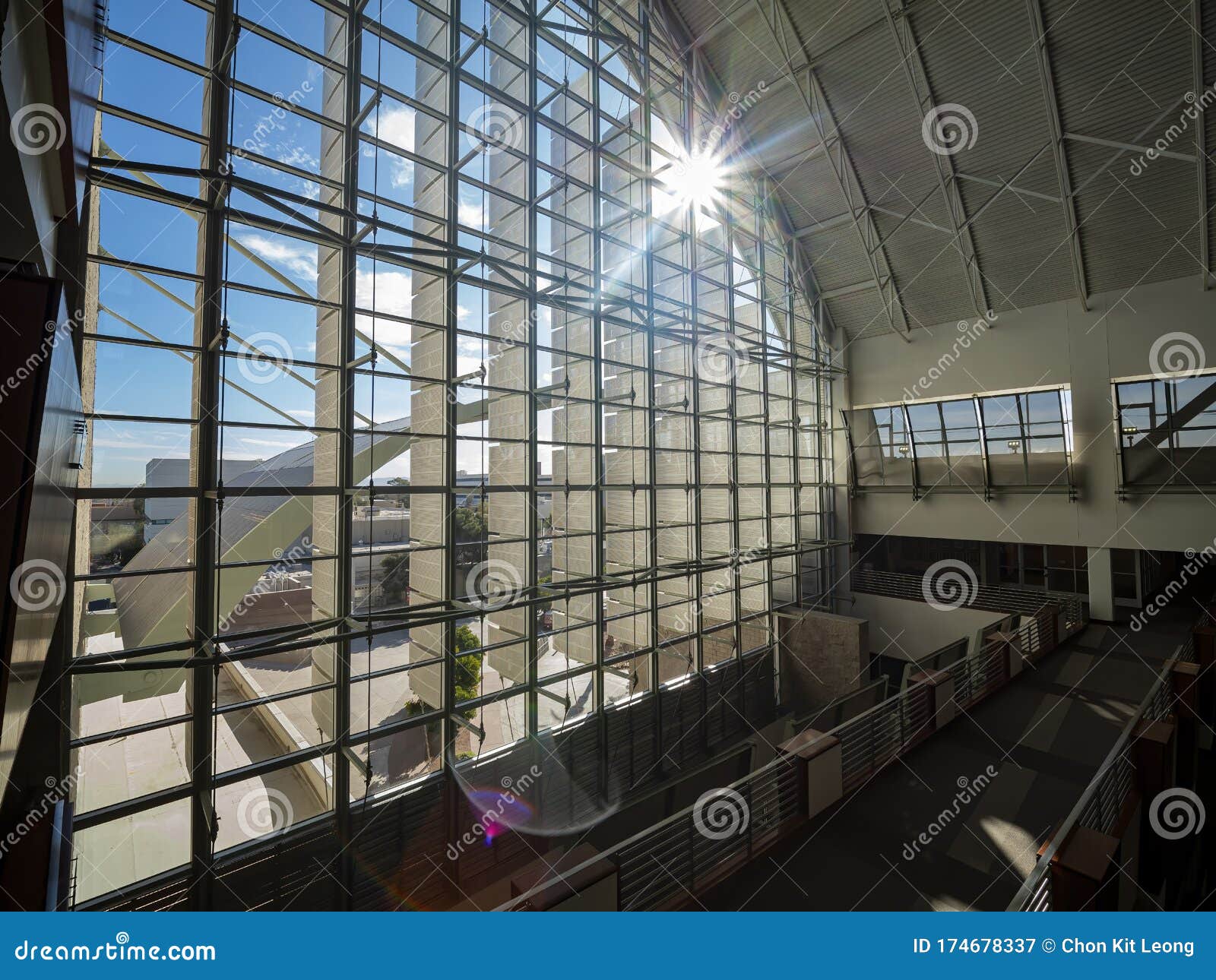 Interior View of the UNLV Lied Library Editorial Photography - Image of ...