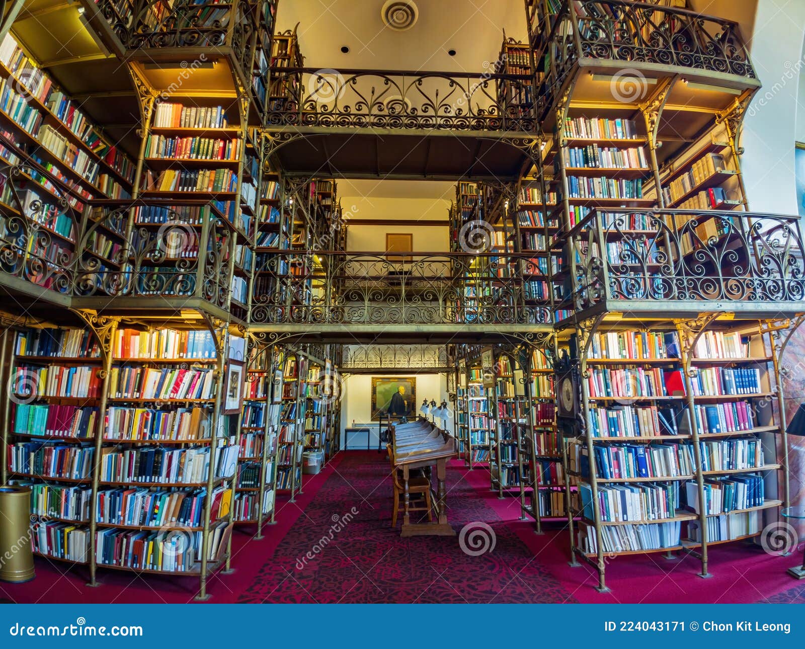 Interior View of the Uris Library of Cornell University Editorial Photo ...