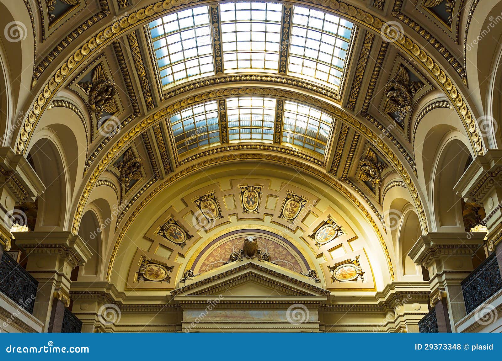 The Interior View of Wisconsin State Capitol in Madison Stock Photo ...