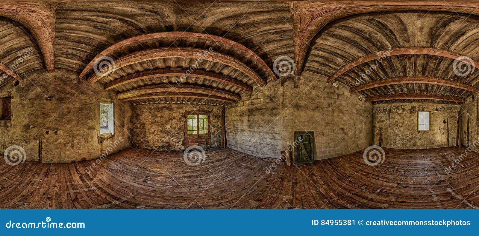 Interior View Of Wooden House Picture. Image: 84955381