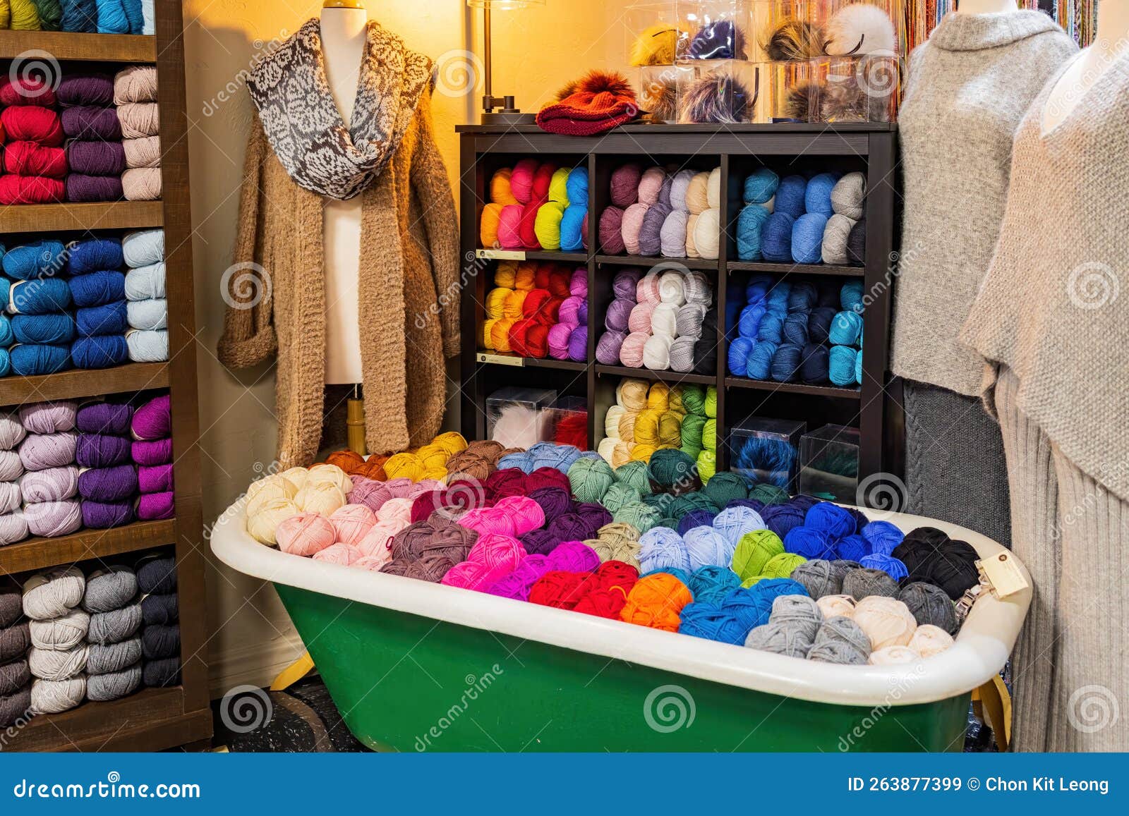 Interior View of a Wool Store Editorial Stock Image - Image of guthrie ...