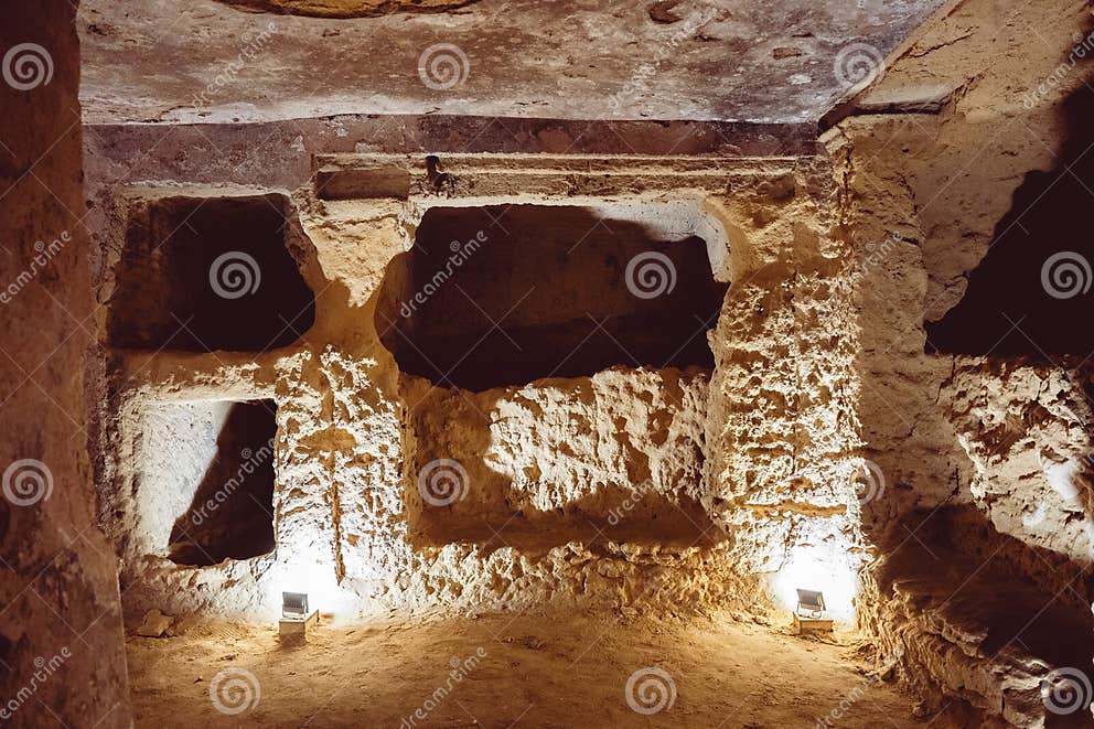 Interior of a Vintage Building with Dim Lighting Stock Image - Image of ...