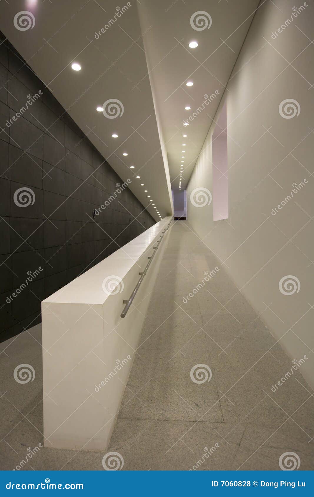 Interior - walkway stock photo. Image of white, building - 7060828