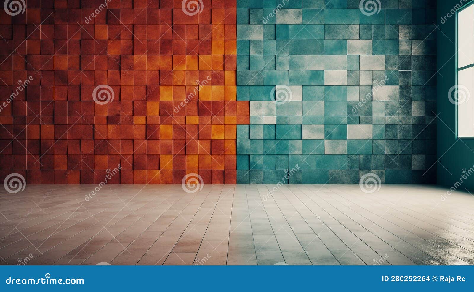 Interior wall background stock illustration. Illustration of empty ...