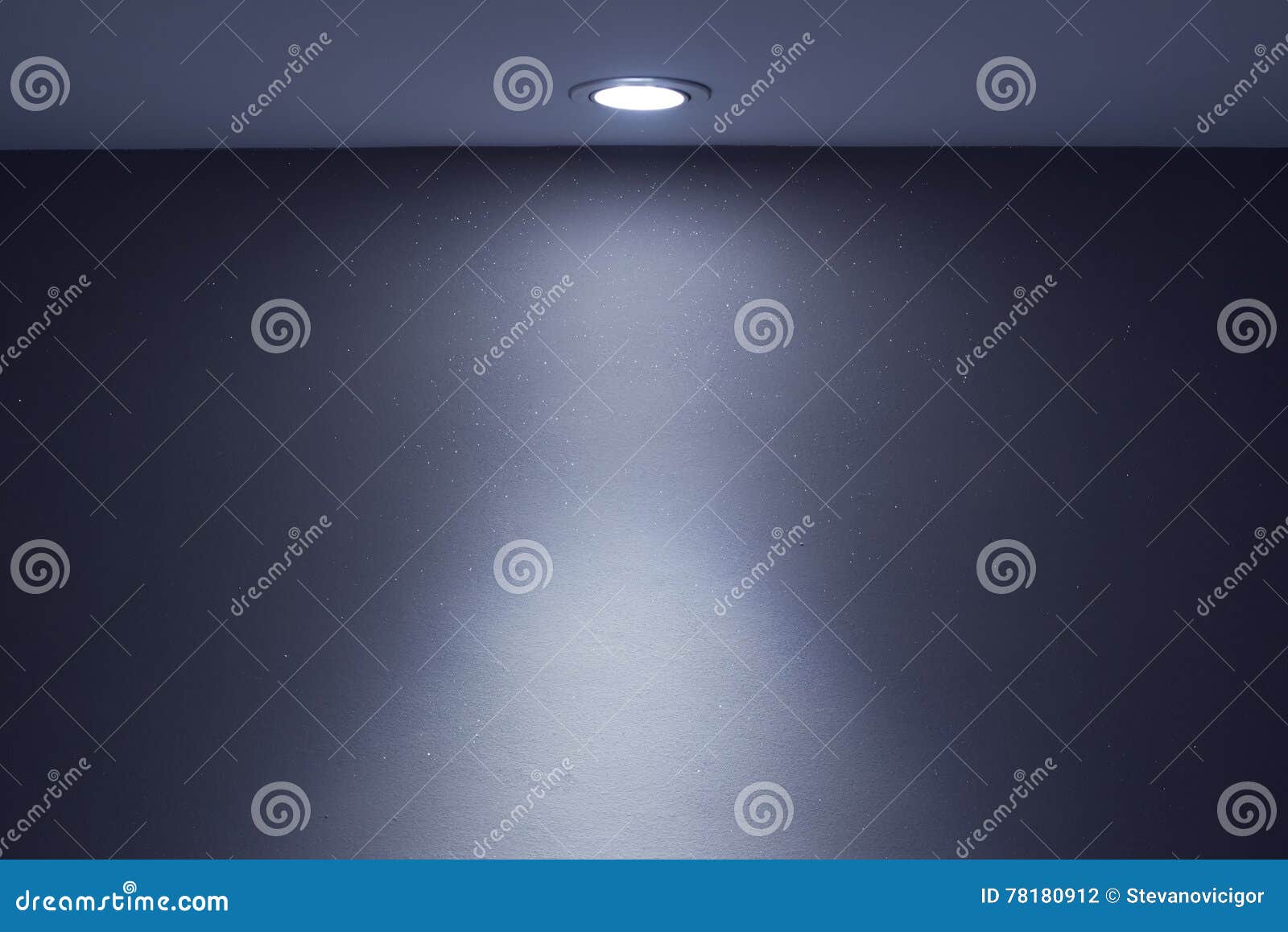 Interior Wall and Spotlight As Background Stock Photo - Image of ...