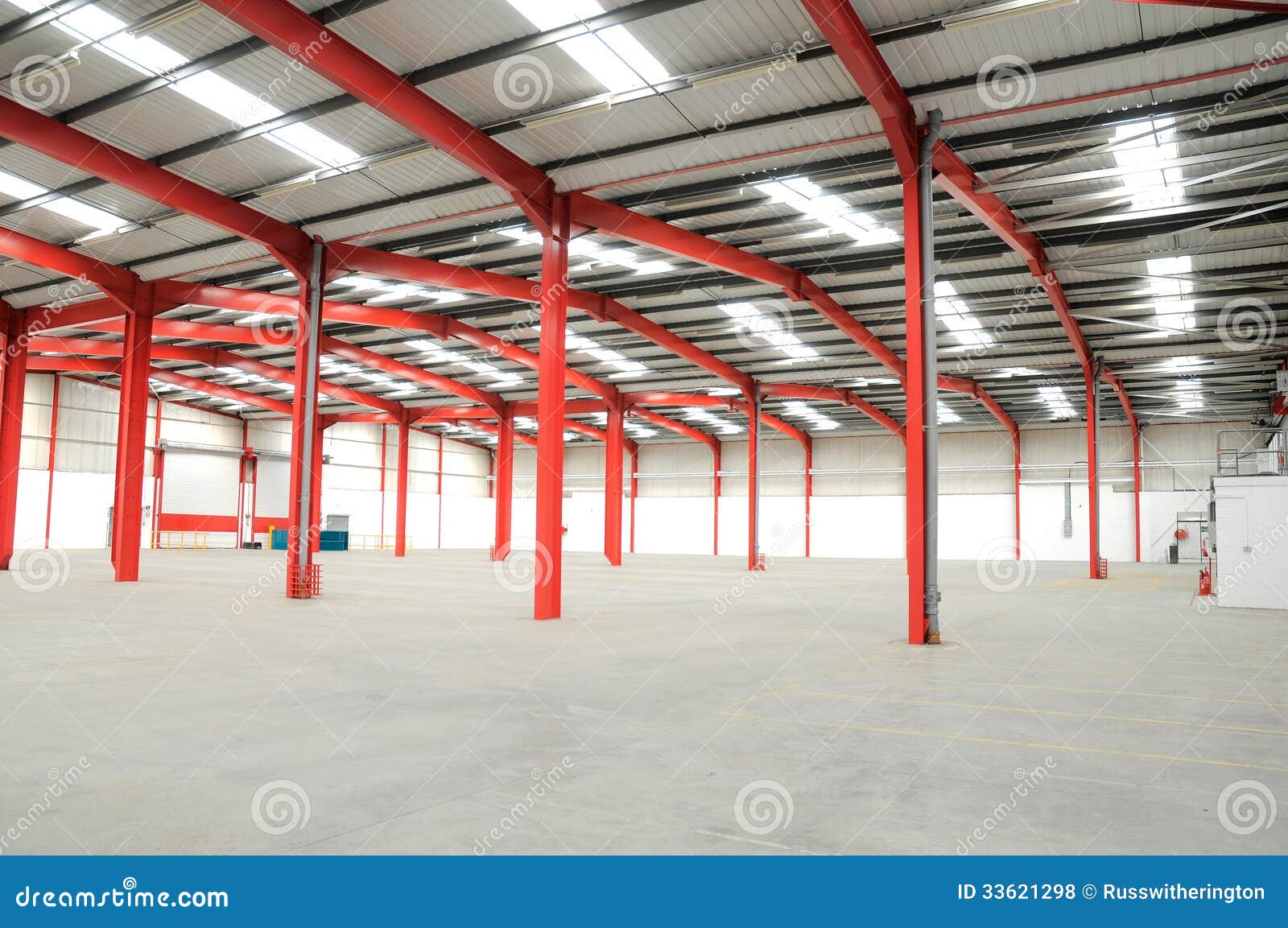 Interior of Warehouse stock photo. Image of real, vacant - 33621298