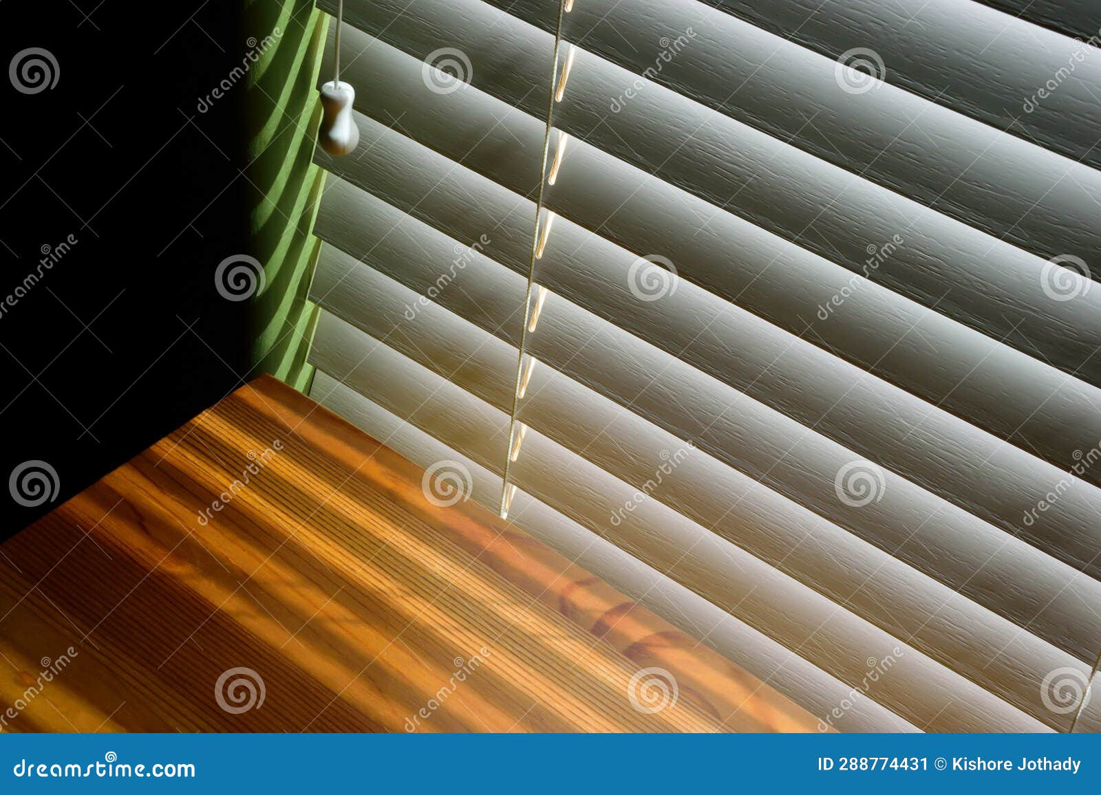 Interior of a Warm Study Room Showing Beautiful Angular Pattern Formed ...