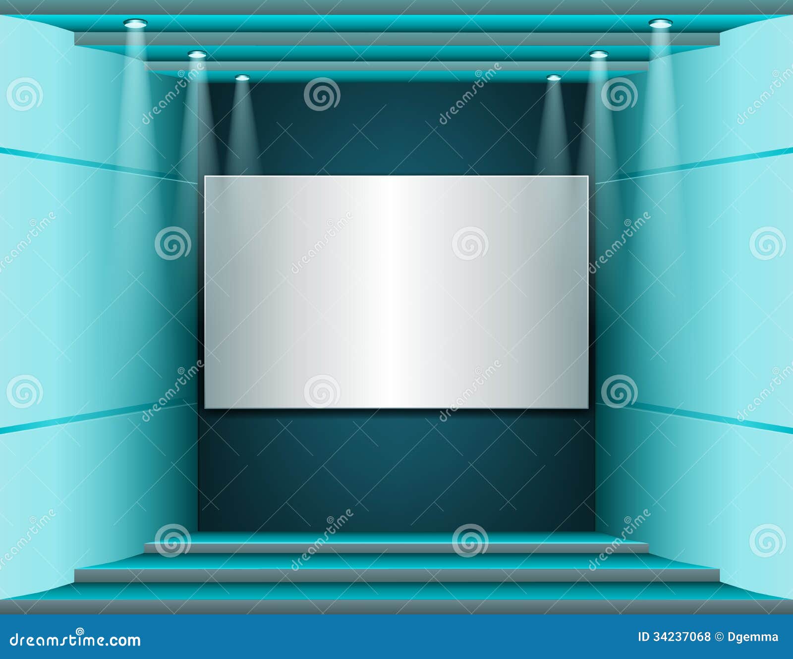 Exposition Screen Vector Illustration | CartoonDealer.com #28877620