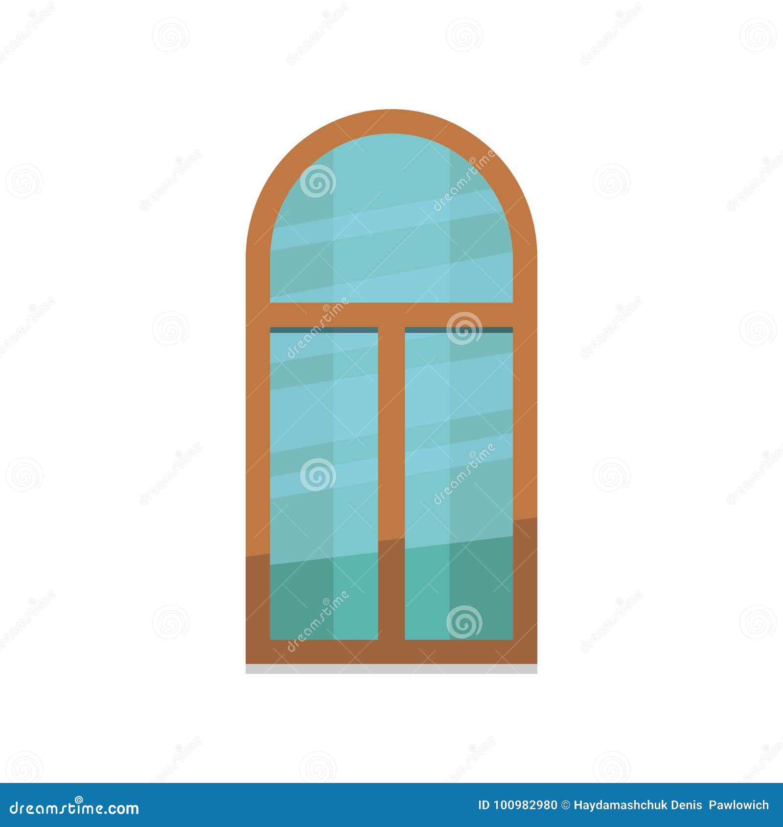 Interior Window Vector Illustration. Architecture Design Outdoor or ...