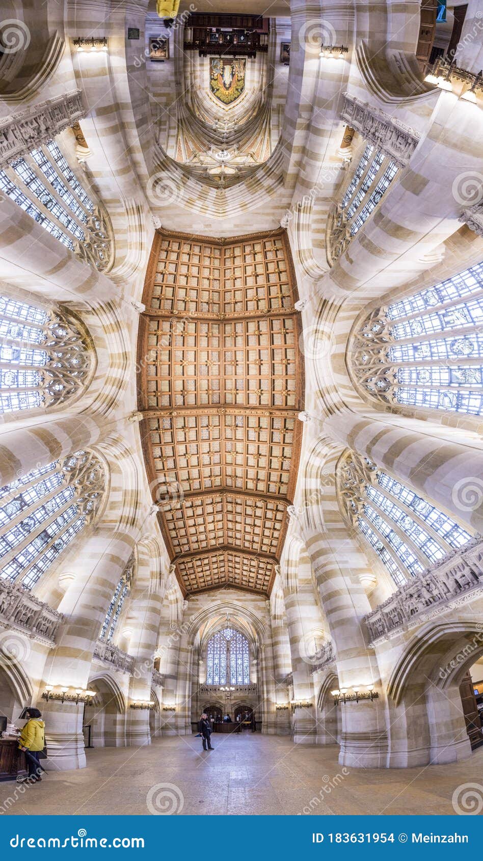 Interior of Yale University Library Editorial Stock Image - Image of ...