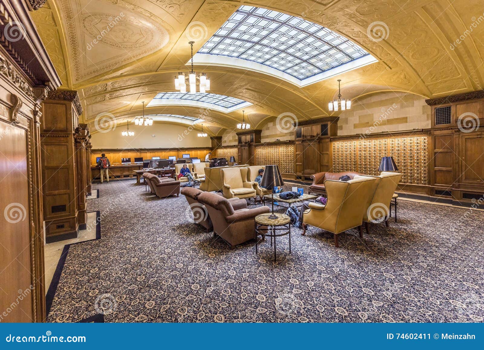 Interior of Yale University Library Editorial Photo - Image of travel ...