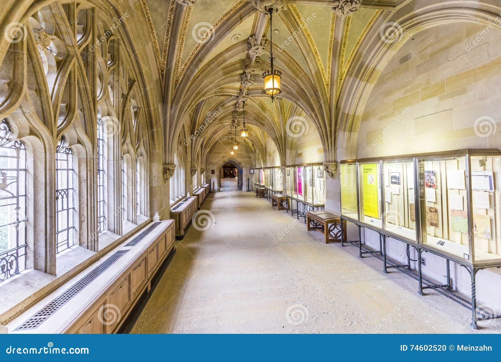 Interior of Yale University Library Editorial Image - Image of collage ...
