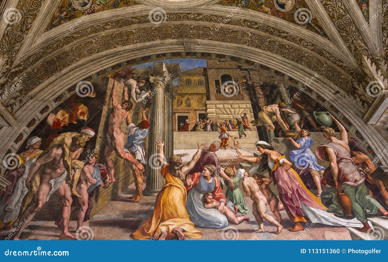 Interiores De Los Cuartos De Raphael, Museo Del Vaticano, Vaticano Imagen editorial - Imagen de ...