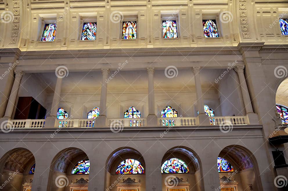 Interiors of the Basilica of Fatima Editorial Photography - Image of ...
