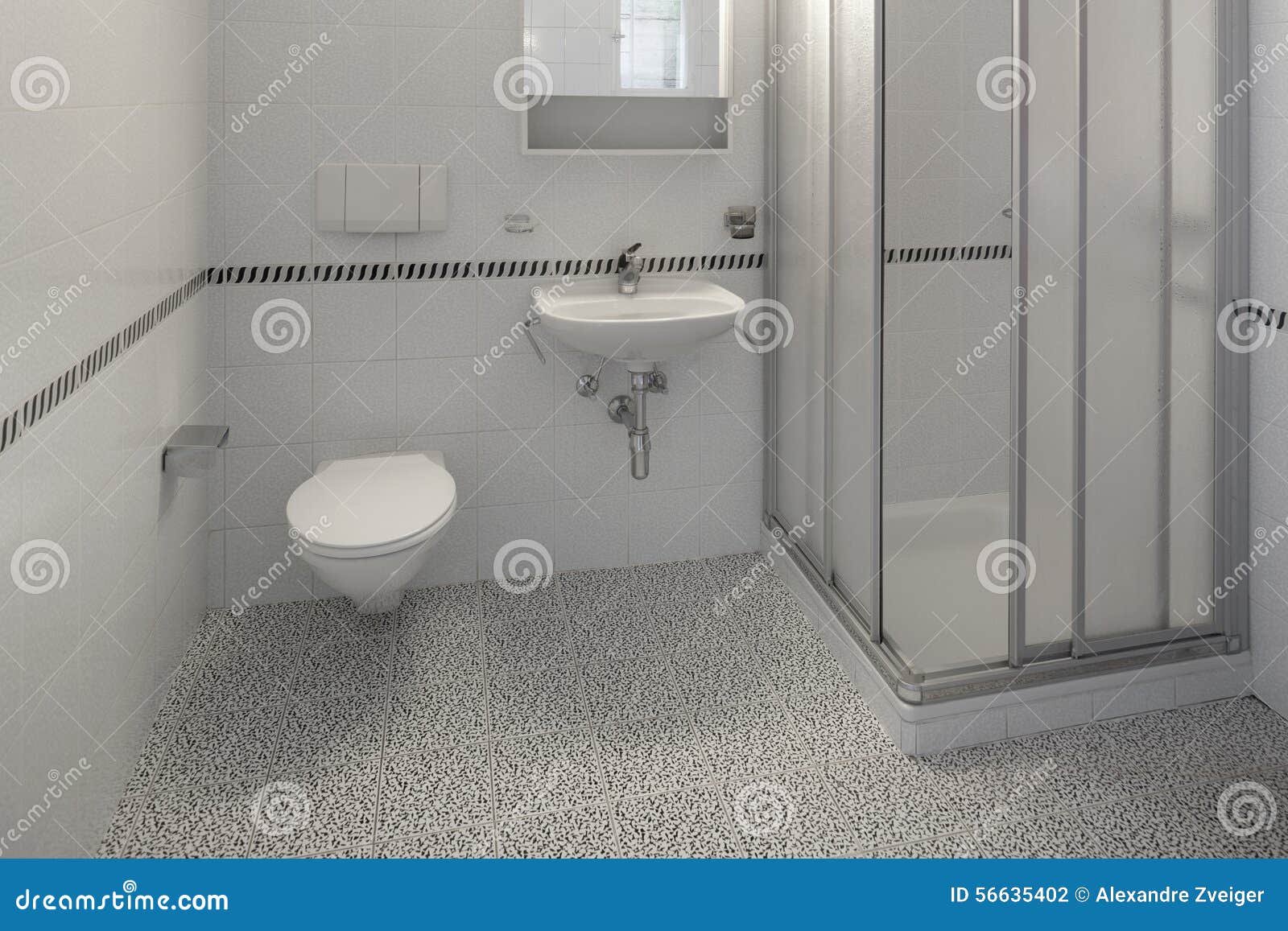 Empty Apartment Bathroom