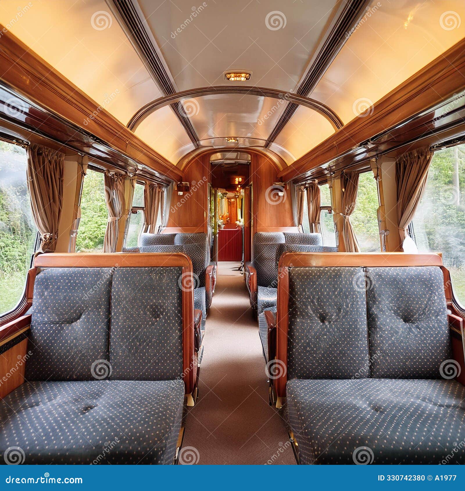 First Class Train, AI Generated Stock Illustration - Illustration of ...