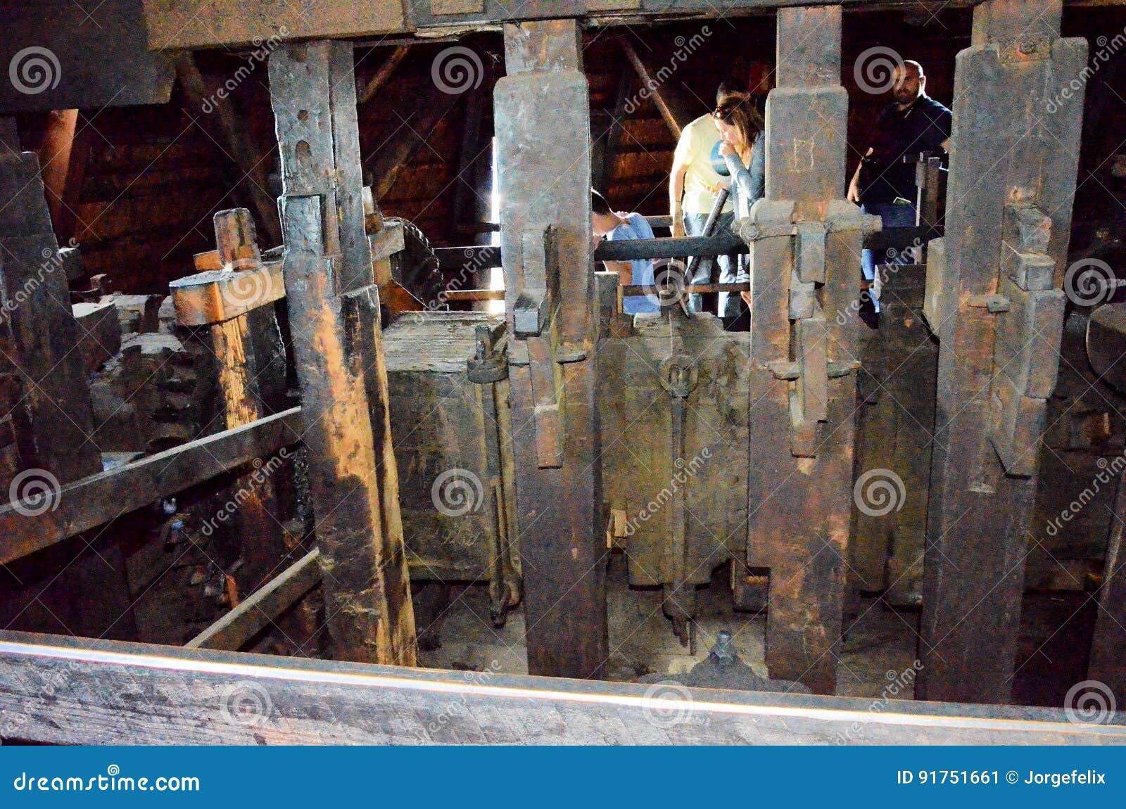 Interiors of a Traditional Windmill Editorial Photo - Image of ...