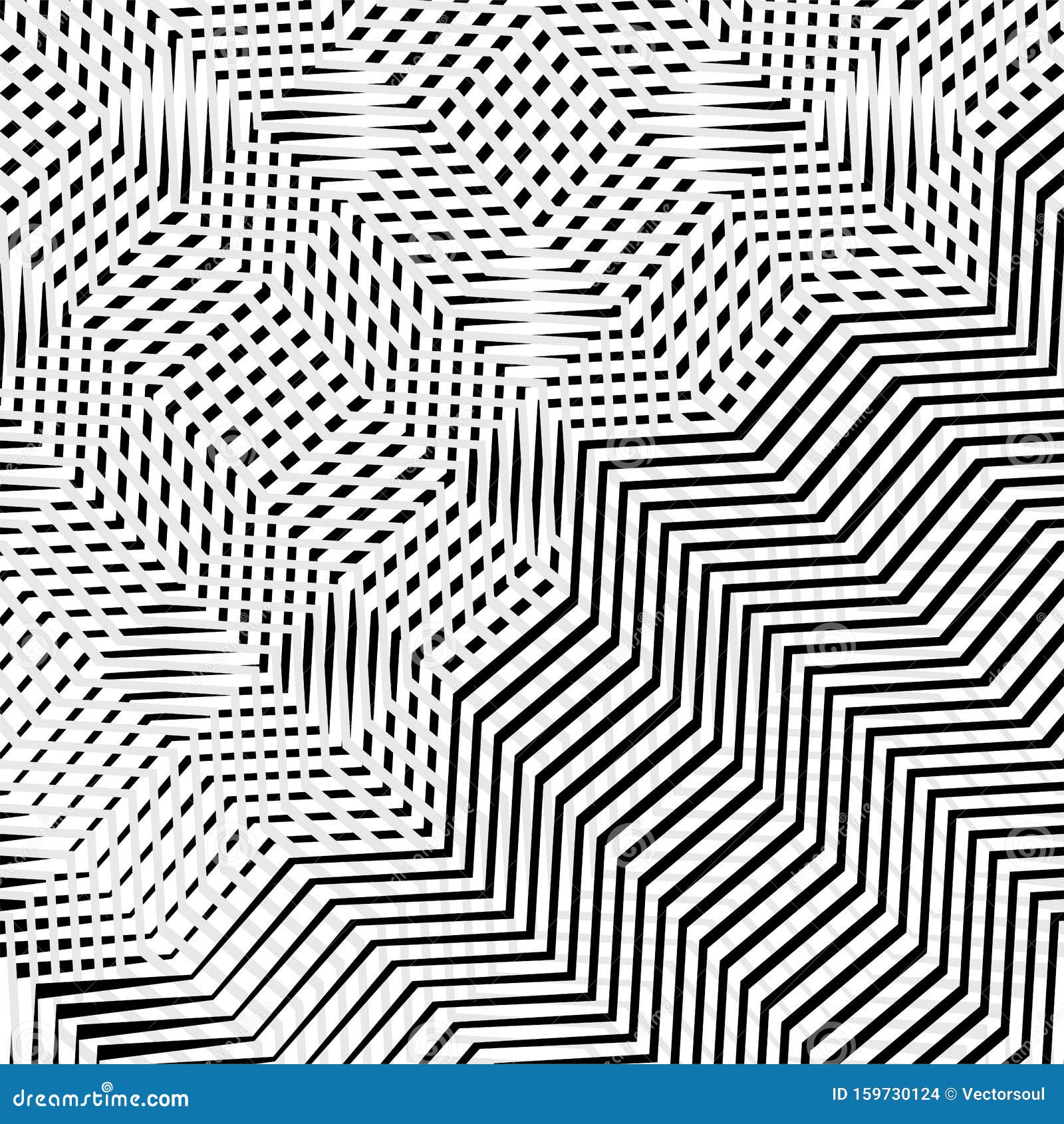 Interlace, Interlocking Lines. Curve, Flex Intersecting Lines Grid ...