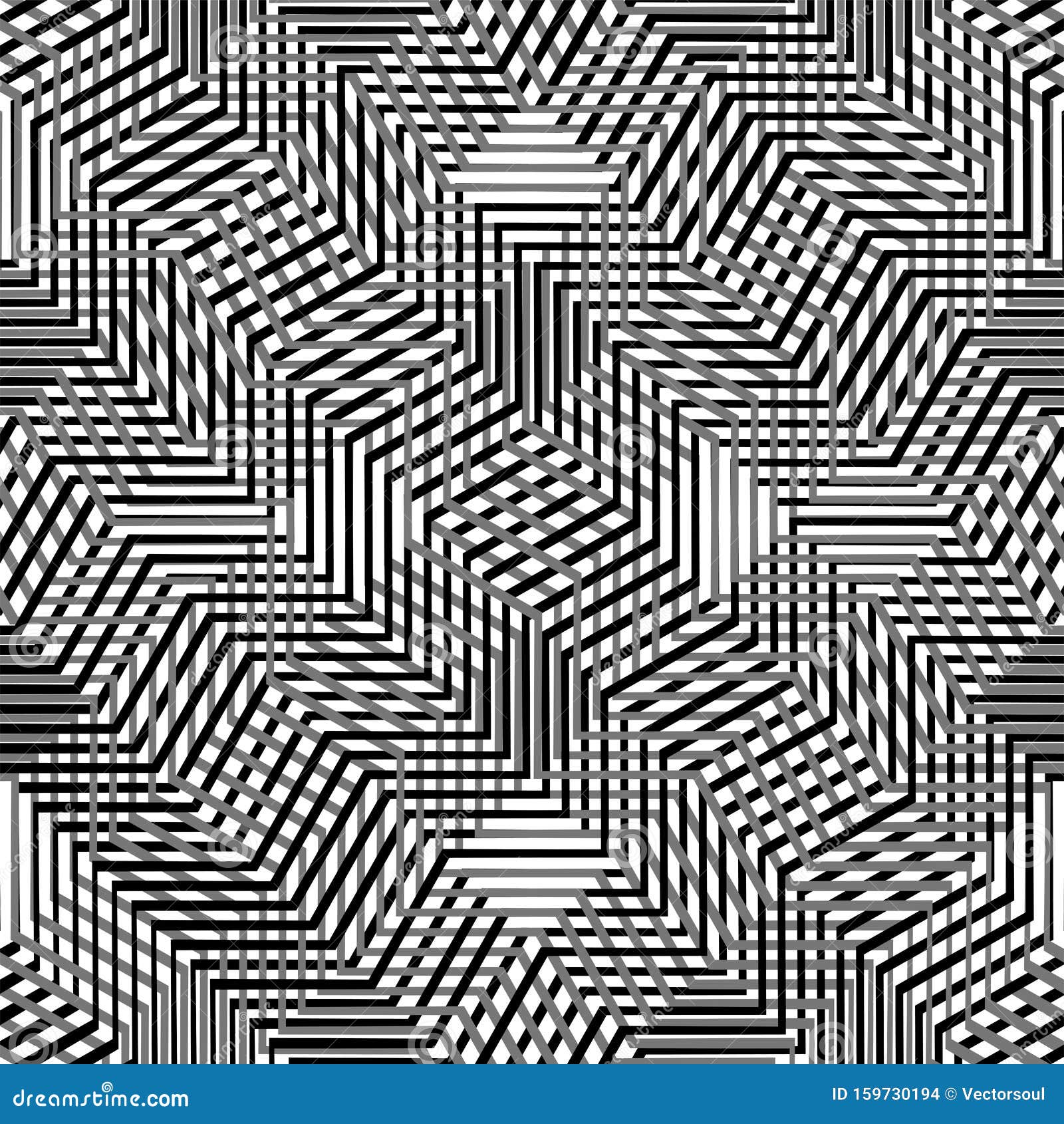 Interlace, Interlocking Lines. Curve, Flex Intersecting Lines Grid ...