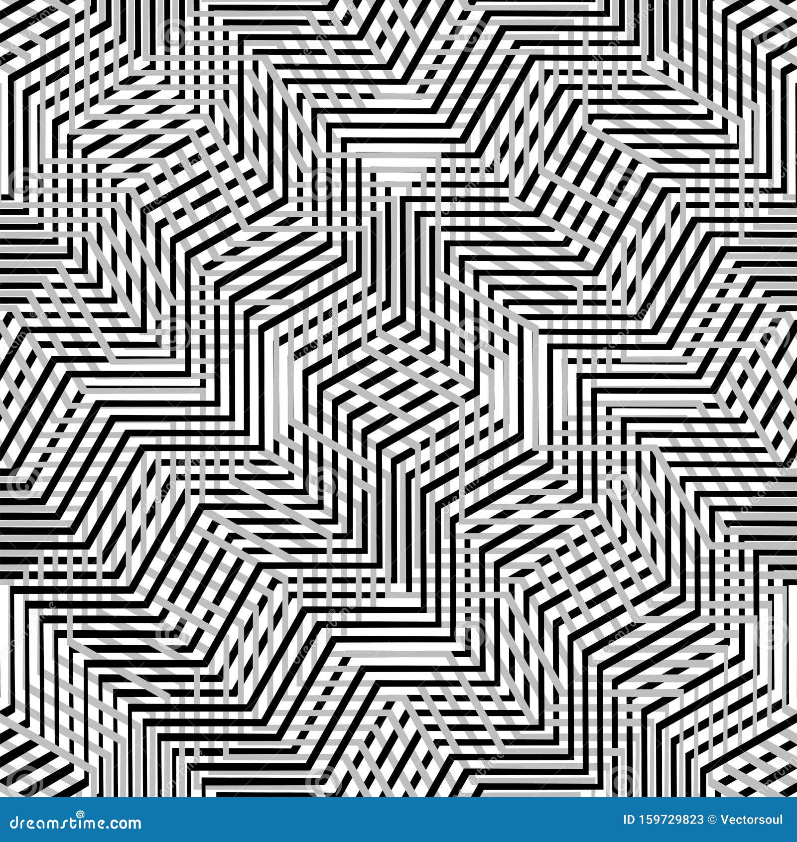 Interlace, Interlocking Lines. Curve, Flex Intersecting Lines Grid ...