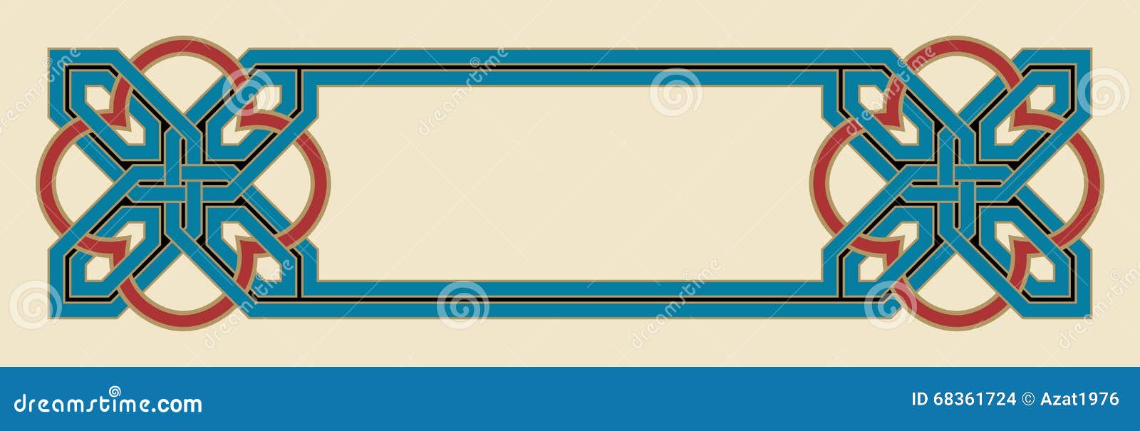 Interlaced Multicolor Frame Stock Vector - Illustration of interlaced ...