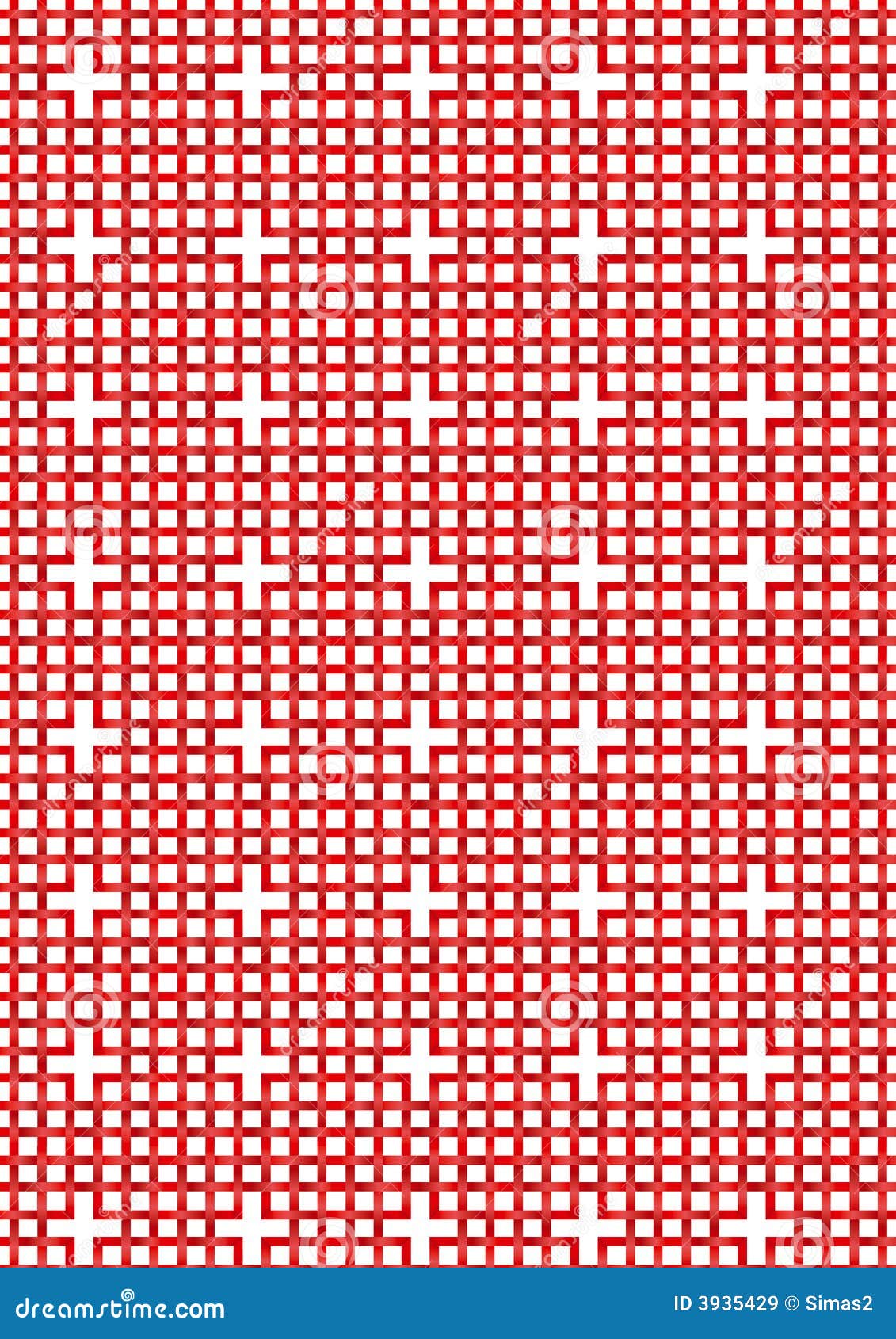 Interlaced Red Pattern Cartoon Vector | CartoonDealer.com #3935429