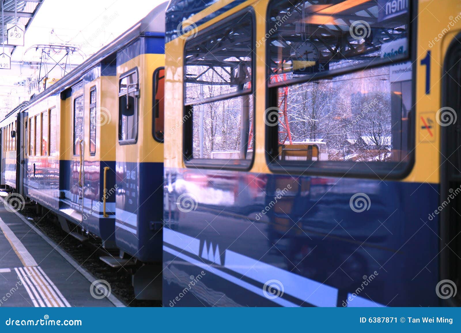 Interlaken Ost Train Station, Switzerland Stock Image - Image of ...