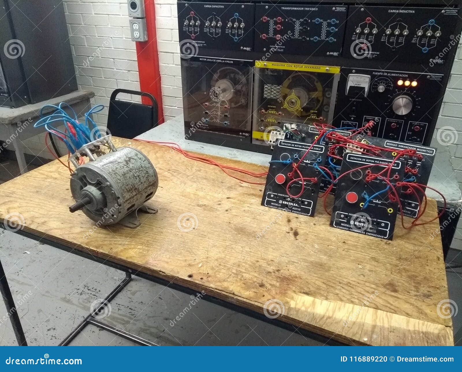 Interlock of a Three-phase Motor Editorial Image - Image of electricity ...
