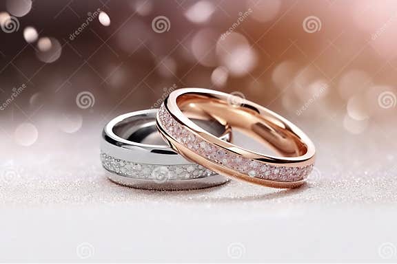 Interlocked wedding rings stock photo. Image of ceremony - 316057248