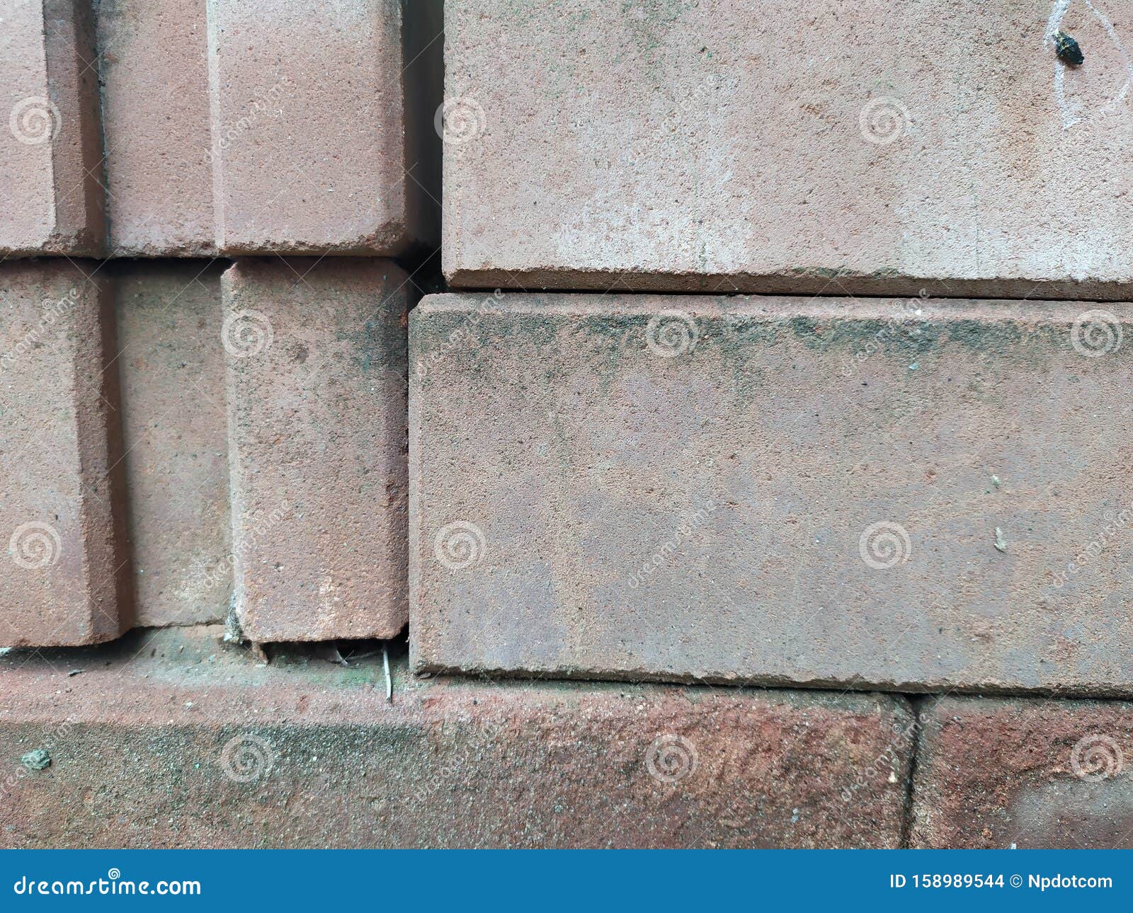 Interlocking Bricks are Good for Making Walls or Backgrounds. Made in ...