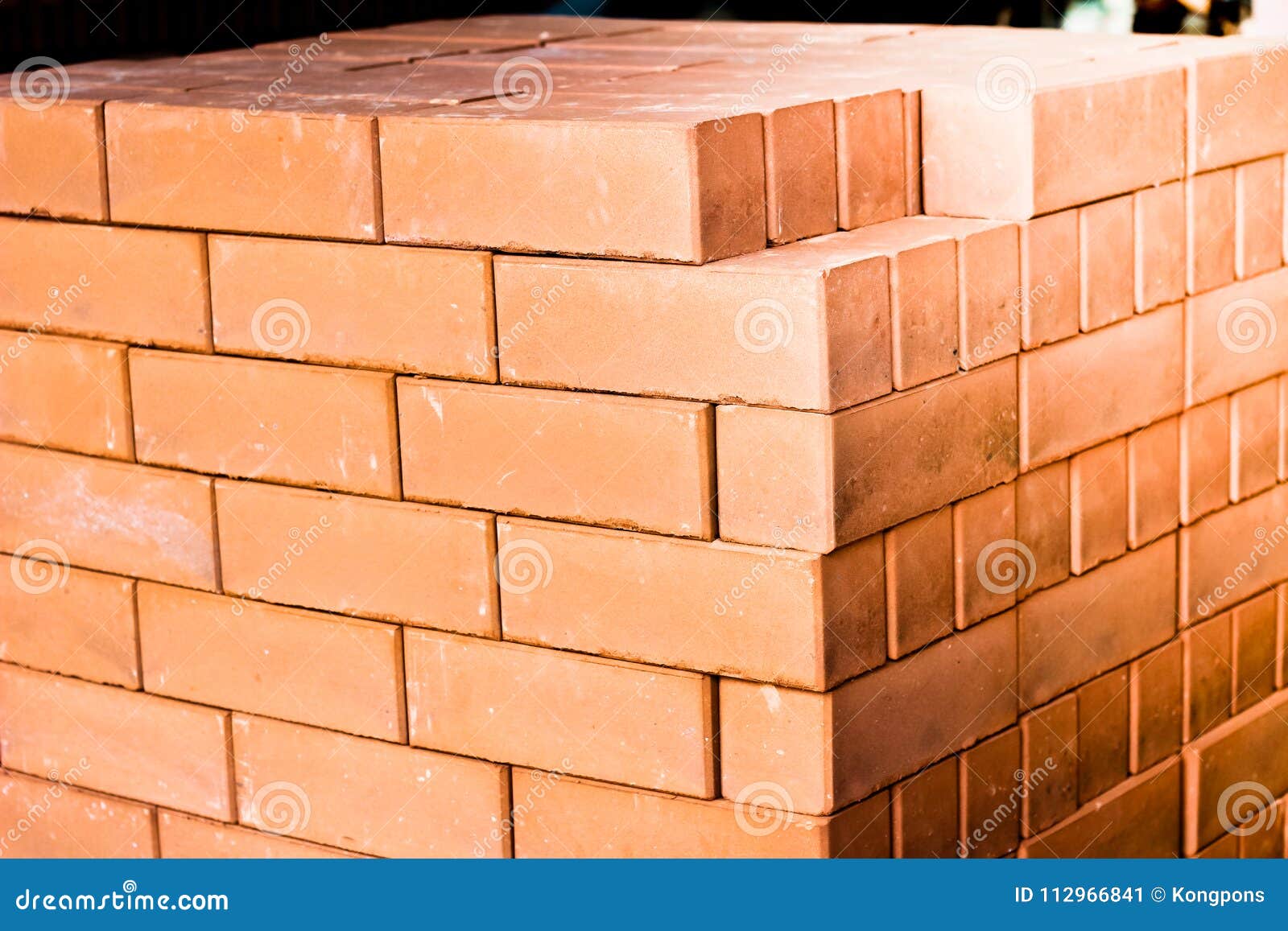 Interlocking bricks, stock image. Image of contracting - 112966841