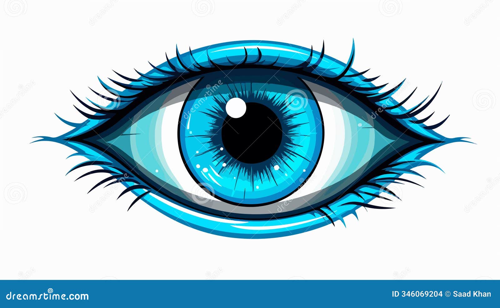 Interlocking Circles Eye Vector Symbol Design Stock Illustration ...