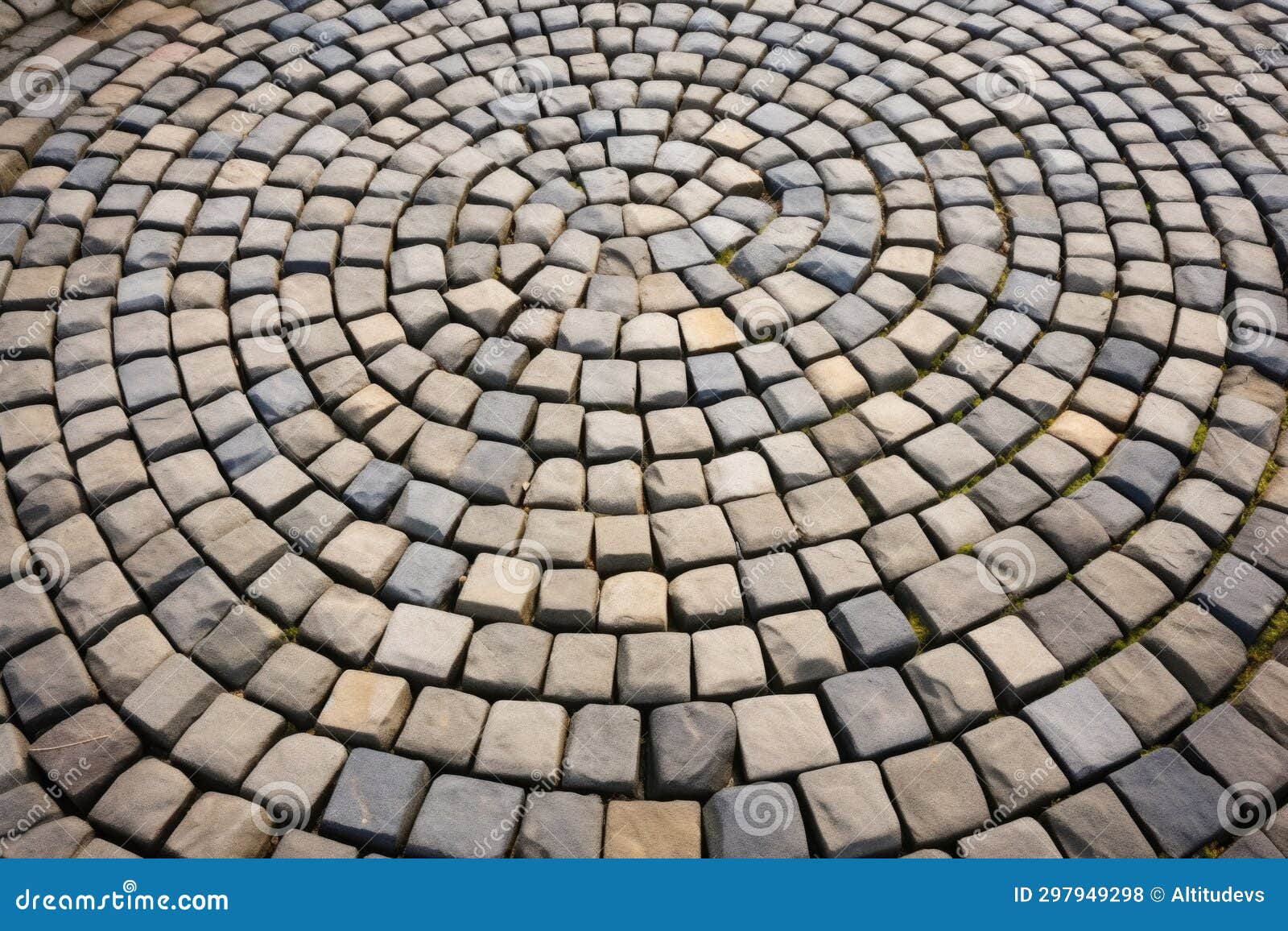 Interlocking Circular Stone Wall Stock Photo - Image of wall, stones ...