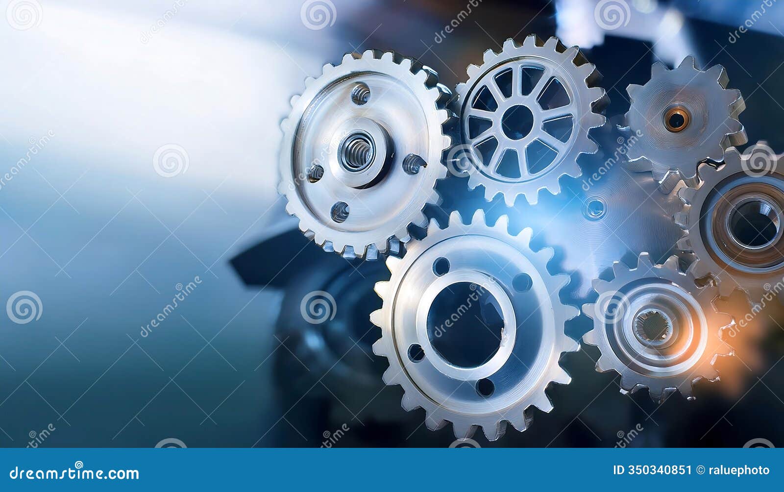 Interlocking Cogs Symbolizing Teamwork And Collaborationisolated On ...