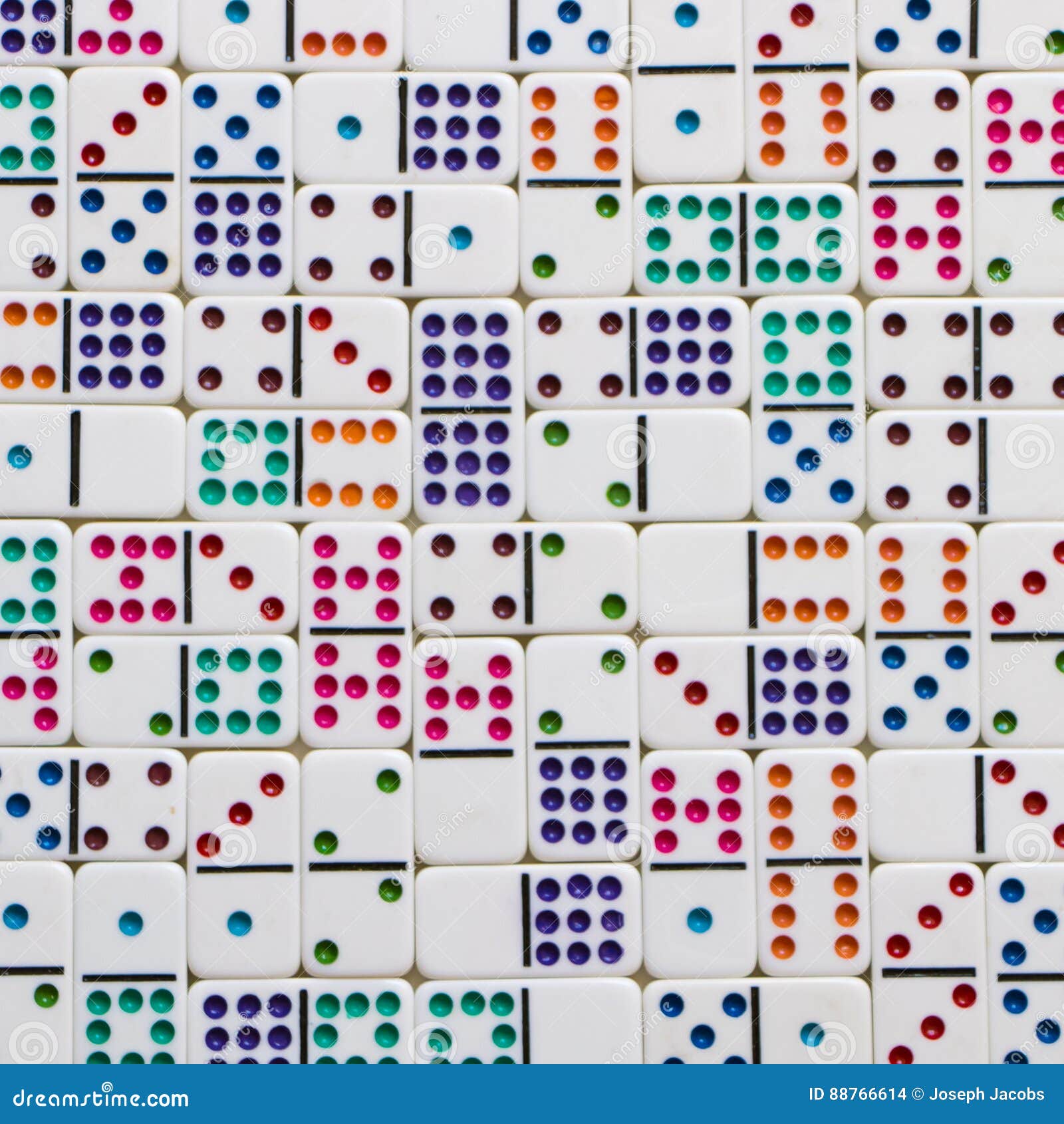 Interlocking Colorful Dominoes Texture Stock Photo - Image of color ...