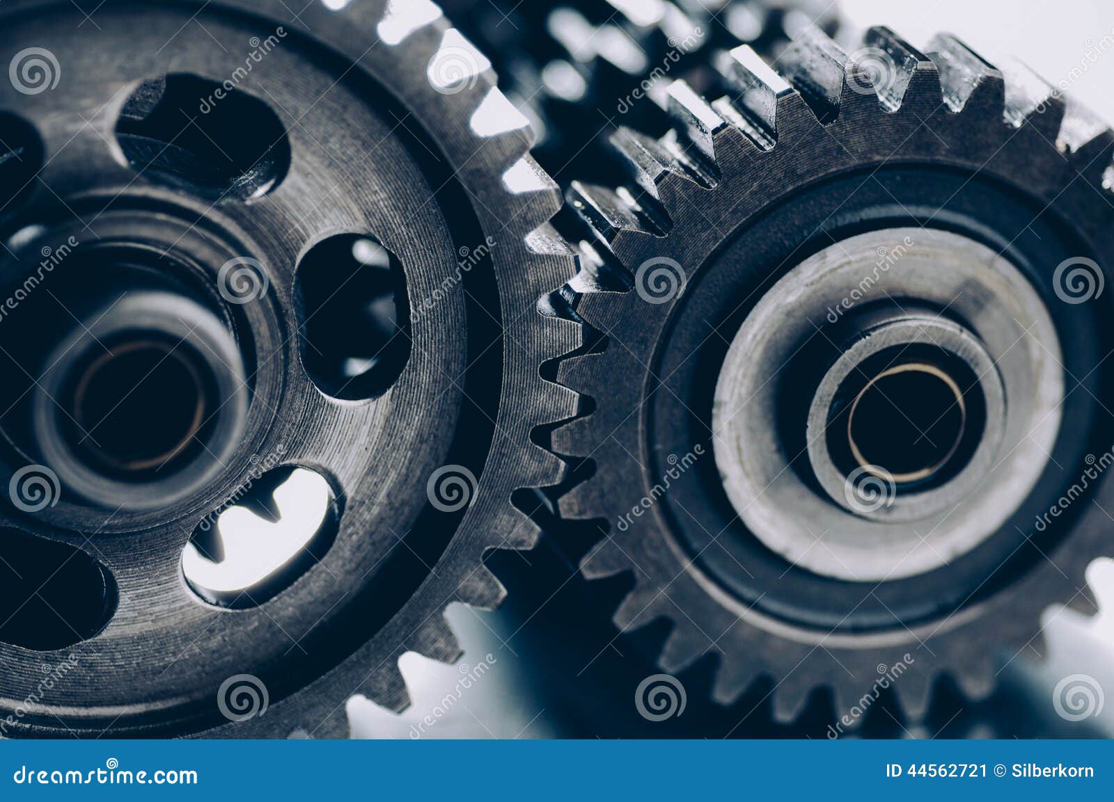 Interlocking gears stock image. Image of sprocket, wheel - 44562721