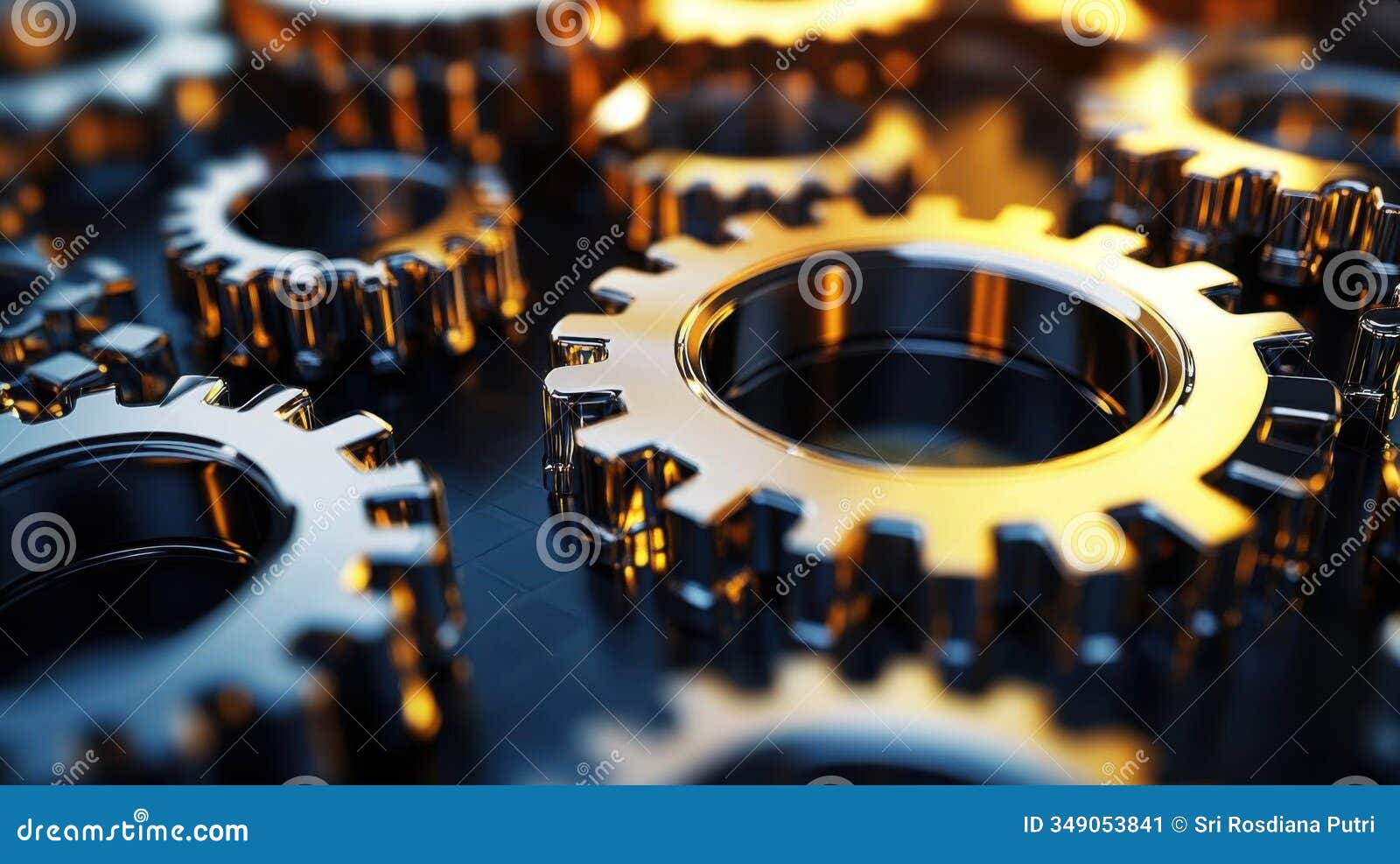 Interlocking Gears, Precise Mechanics, Seamless System, Intricate ...