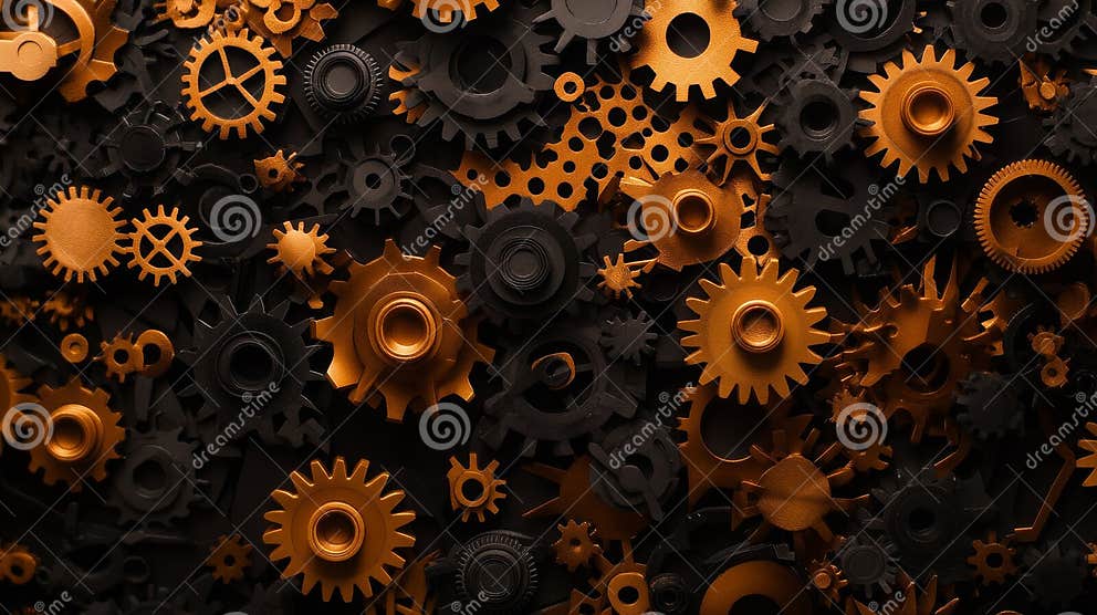 Interlocking Gears Precision and Complexity in Motion a Mesmerizing ...