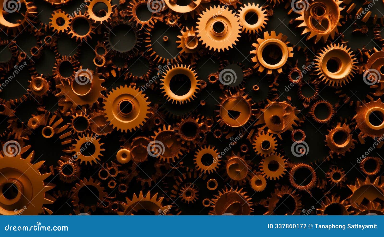 Interlocking Gears a Symbol of Precision Complexity Teamwork and the ...