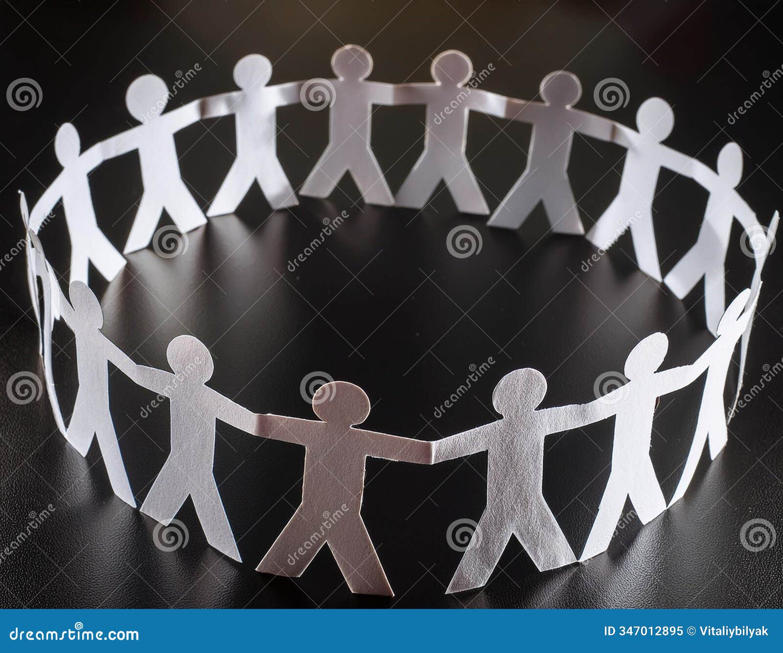 Interlocking Hands Forming a Circular Shape, Representing Unity in ...