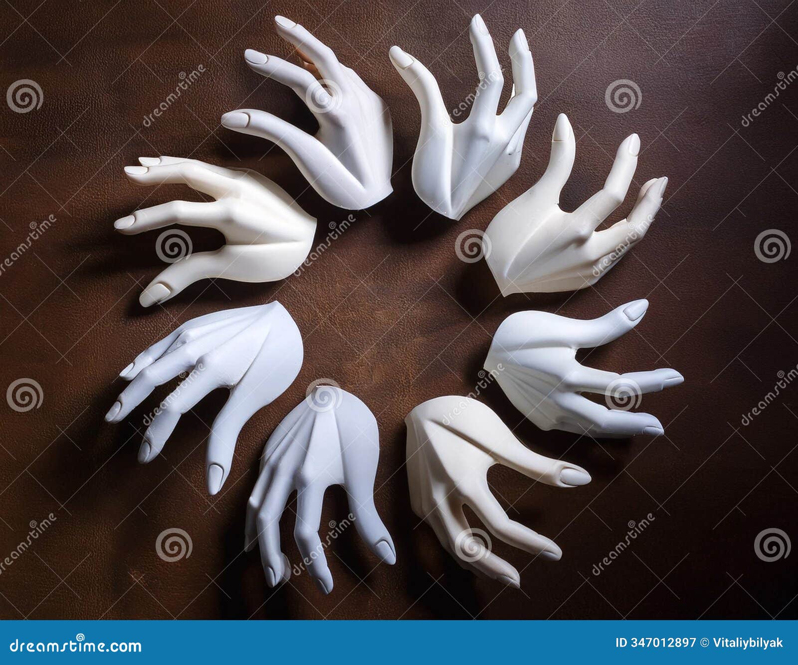 Interlocking Hands Forming a Circular Shape, Representing Unity in ...