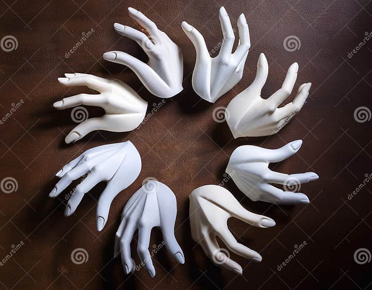 Interlocking Hands Forming a Circular Shape, Representing Unity in ...