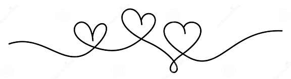 Interlocking Hearts Doodle stock illustration. Illustration of creative ...