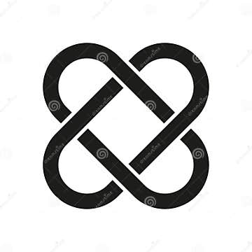 Interlocking Icon Set. Interconnection Symbol. Combine Sign Collection ...