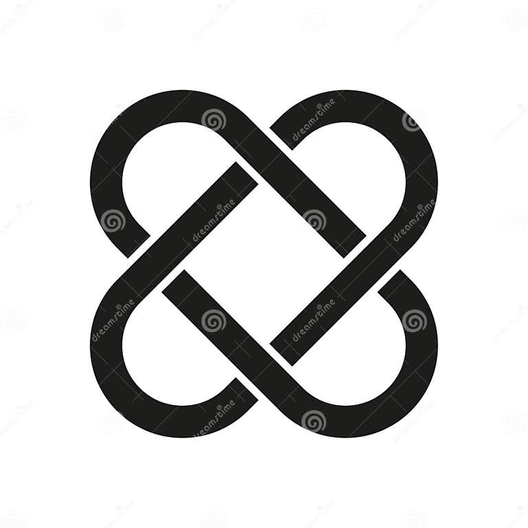 Interlocking Icon Set. Interconnection Symbol. Combine Sign Collection ...
