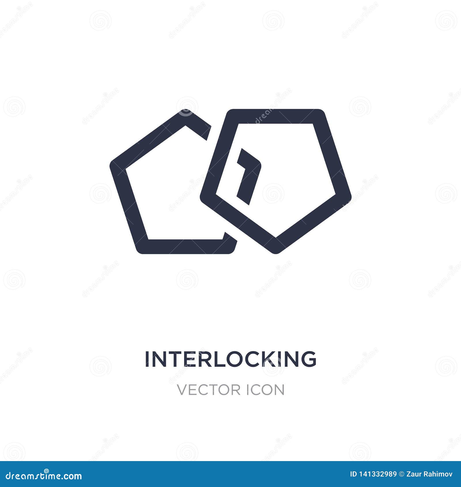 Interlocking Icon Vector Set. Combine Illustration Sign Collection ...
