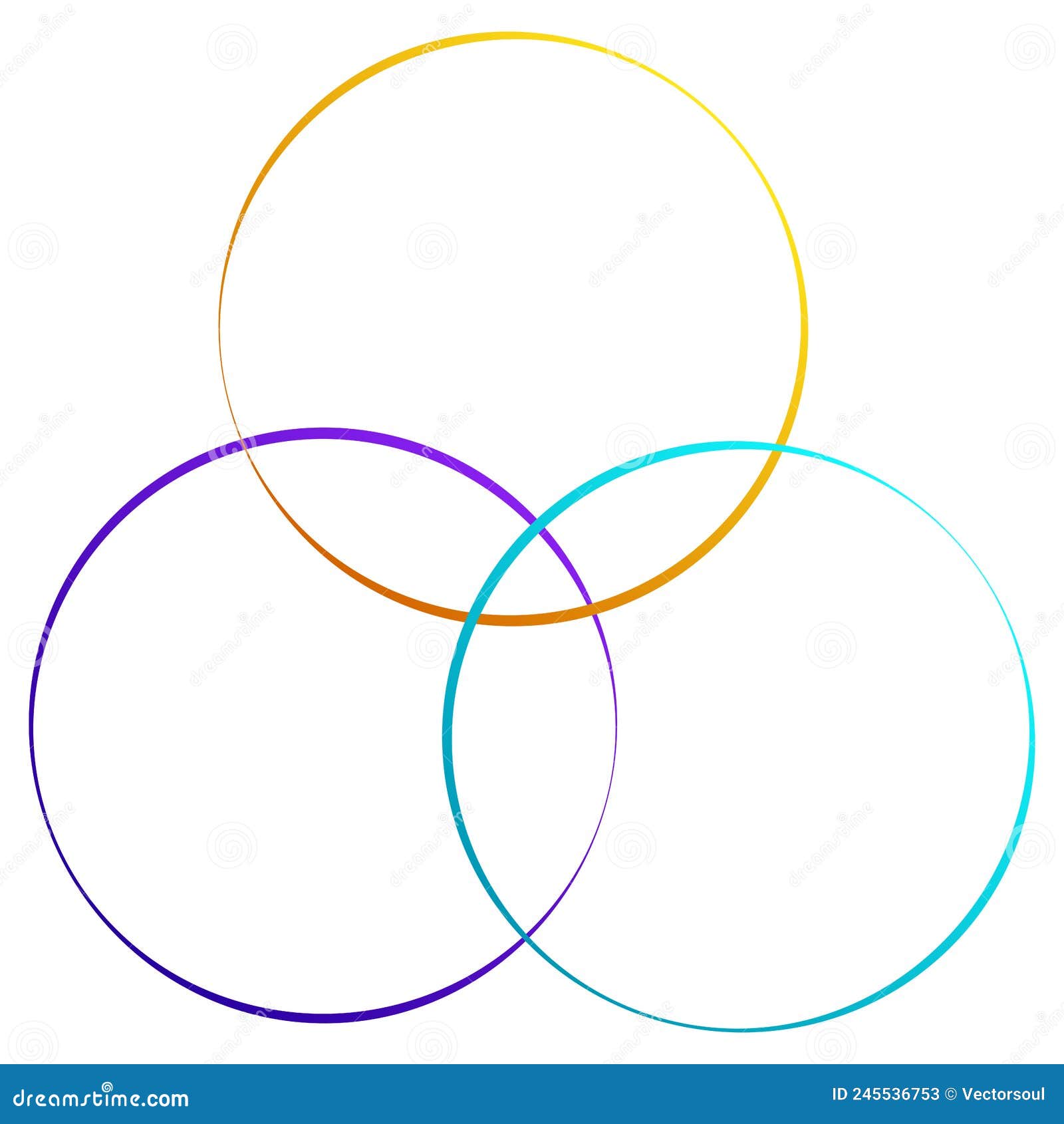 Interlocking, Interlace Circles Circular Geometric Icon, Logo Stock ...