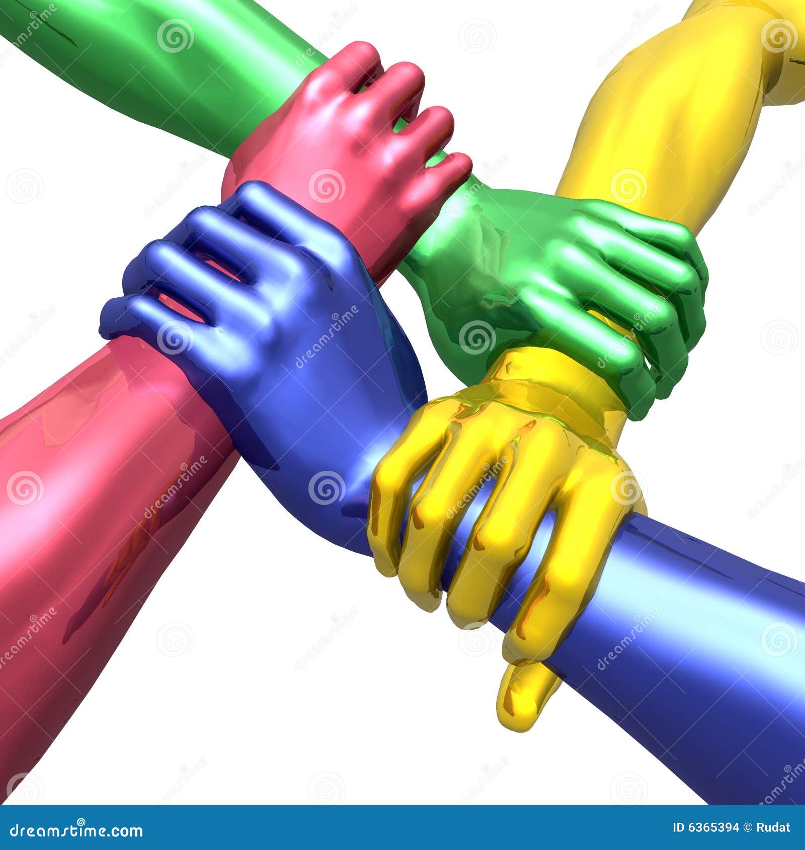 Interlocking Hands Royalty-Free Stock Photo | CartoonDealer.com #14160753