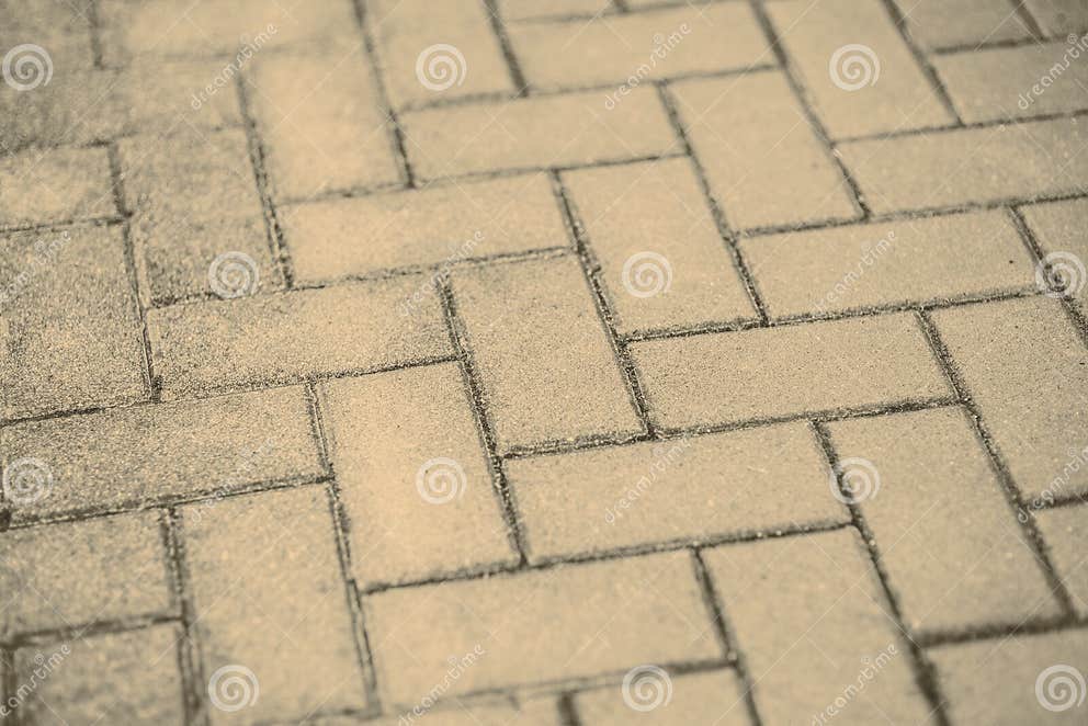 Interlocking pavement stock image. Image of construction - 43844579